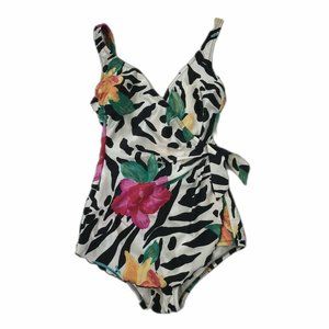 Ste Jan Marie | Swim | Ste Jan Mariemulticolor Floral Zebra Swimsuit ...